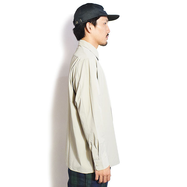 COOKMAN クックマン Long Sleeve Work Shirts Peanuts -BEIGE- メンズ シャツ 長袖 ワークシャツ アメリカ 西海岸 atftps