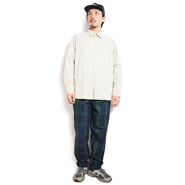 COOKMAN クックマン Long Sleeve Work Shirts Peanuts -BEIGE- メンズ シャツ 長袖 ワークシャツ アメリカ 西海岸 atftps