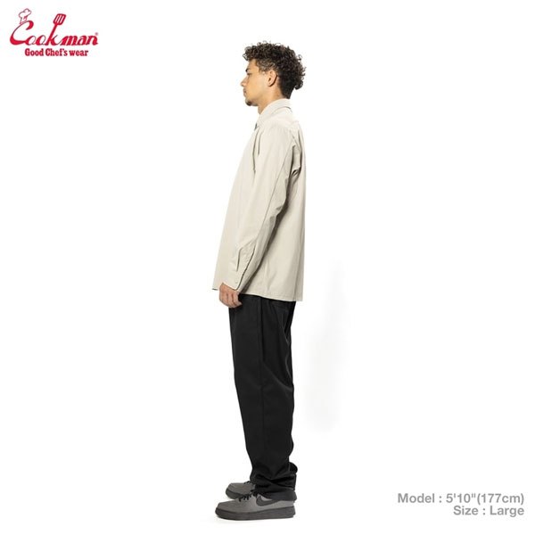COOKMAN クックマン Long Sleeve Work Shirts Peanuts -BEIGE- メンズ シャツ 長袖 ワークシャツ アメリカ 西海岸 atftps