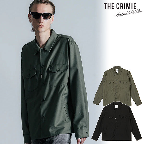 2025 秋冬 先行予約 メーカー取り寄せ対応 CRIMIE クライミー MILITRY SHIRT シャツ 送料無料 キャンセル不可 atftps