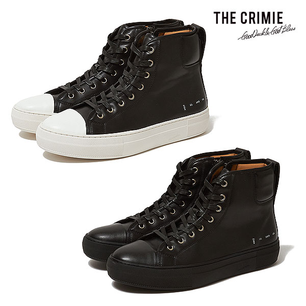 CRIMIE クライミー DYLAN HGH CUT ZIP SNEAKER メンズ スニーカー ハイカット サイドジップ シンセティックレザー atfacc