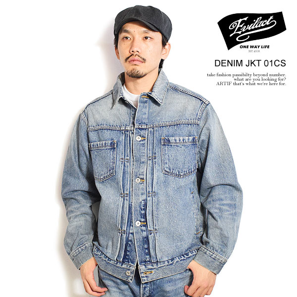 EVILACT イーブルアクト DENIM JKT 01CS メンズ ジャケット デニムジャケット 2ndタイプ バイカー 送料無料 ストリート atfjkt
