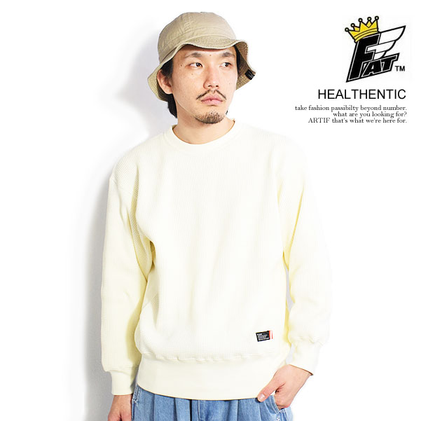 40％OFF SALE セール  FAT エフエーティー HEALTHENTIC メンズ Tシャツ 長袖 カットソー 送料無料 ストリート atftps