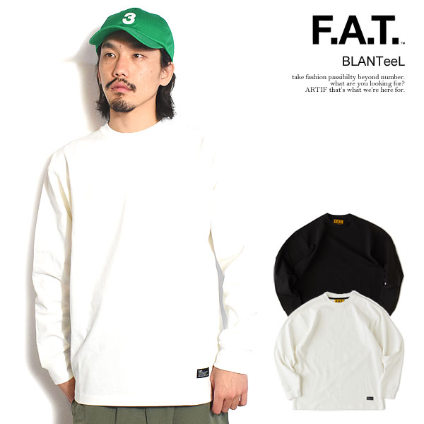 FAT エフエーティー BLANTee L メンズ Tシャツ 長袖 ロンT ワンポイント ヘビーオンス 送料無料 atftps