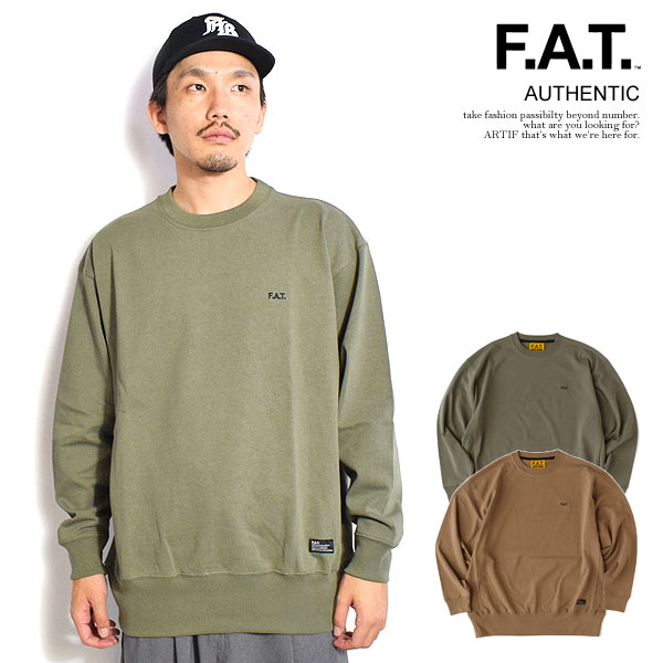 FAT エフエーティー AUTHENTIC メンズ Tシャツ 長袖 ロンT カットソー ヘビーオンス 13オンス 送料無料 ストリート atftps