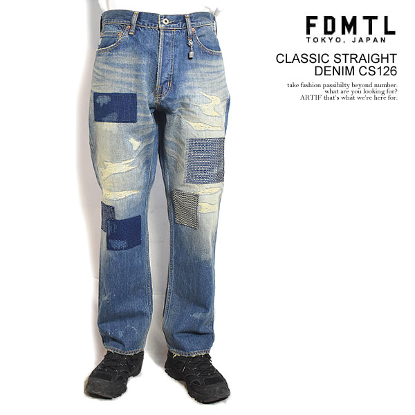 FDMTL ファンダメンタル CLASSIC STRAIGHT DENIM CS126 メンズ パンツ デニム デニムパンツ インディゴ atfpts