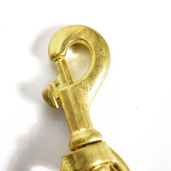 GLAD HAND グラッドハンド SWIVEL SNAP KEY HOLDER -GOLD- メンズ キーホルダー ドッグタグ 真鍮 ストリート atfacc