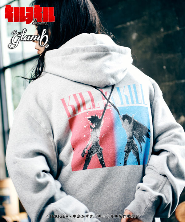 glamb×キルラキル glamb グラム Ryuko ＆ Satsuki Hoodie パーカー コラボ atftps
