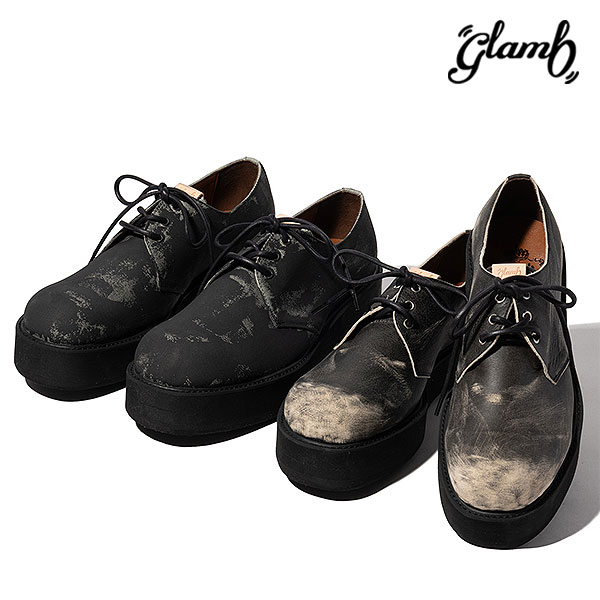2026 春 先行予約 3月下旬〜4月上旬入荷予定 glamb グラム Aged Three Hole Shoes シューズ 送料無料 キャンセル不可 atfacc
