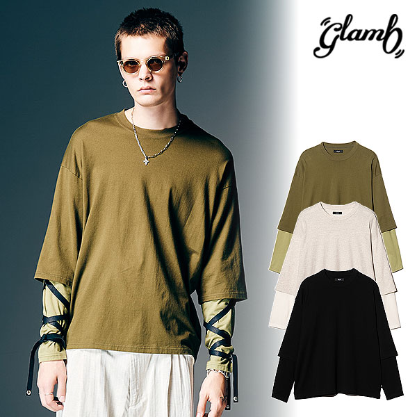 2026 春 先行予約 2月下旬〜3月上旬入荷予定 glamb グラム Blow Layered Cutsew Tシャツ 送料無料 キャンセル不可 atftps