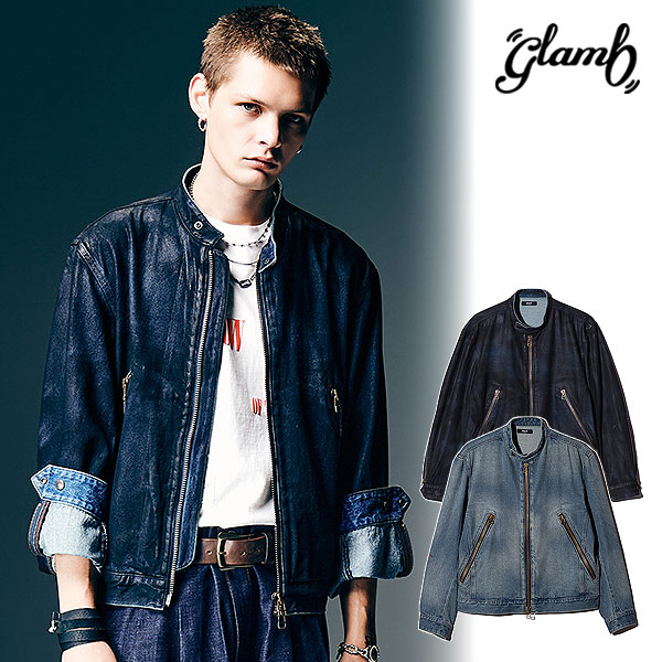 2026 春 先行予約 4月上旬〜中旬入荷予定 glamb グラム Denim Riders Jacket ジャケット 送料無料 キャンセル不可 atfjkt