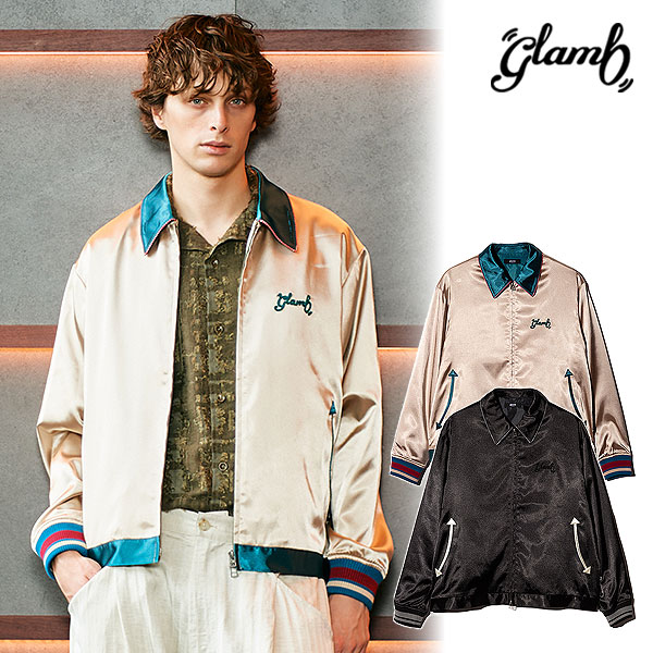 2026 春 先行予約 2月上旬〜中旬入荷予定 glamb グラム Short Satin Jacket ジャケット 送料無料 キャンセル不可 atfjkt
