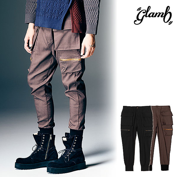 2026 春 先行予約 2月下旬〜3月上旬入荷予定 glamb グラム Rib Cargo Pants パンツ リブカーゴパンツ 送料無料 キャンセル不可 atfpts