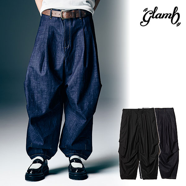 2026 春 先行予約 2月下旬〜3月上旬入荷予定 glamb グラム Crossover Tuck Pants パンツ 送料無料 キャンセル不可 atfpts