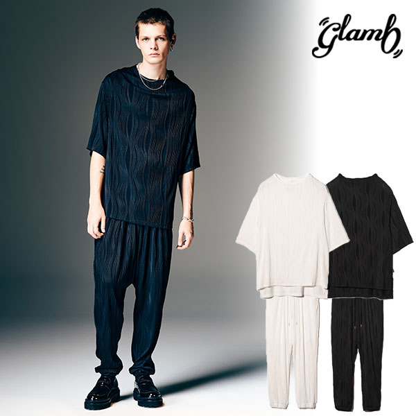 2026 春 先行予約 3月下旬〜4月上旬入荷予定 glamb グラム Willow Crepe Set Up セットアップ 送料無料 キャンセル不可 atfset