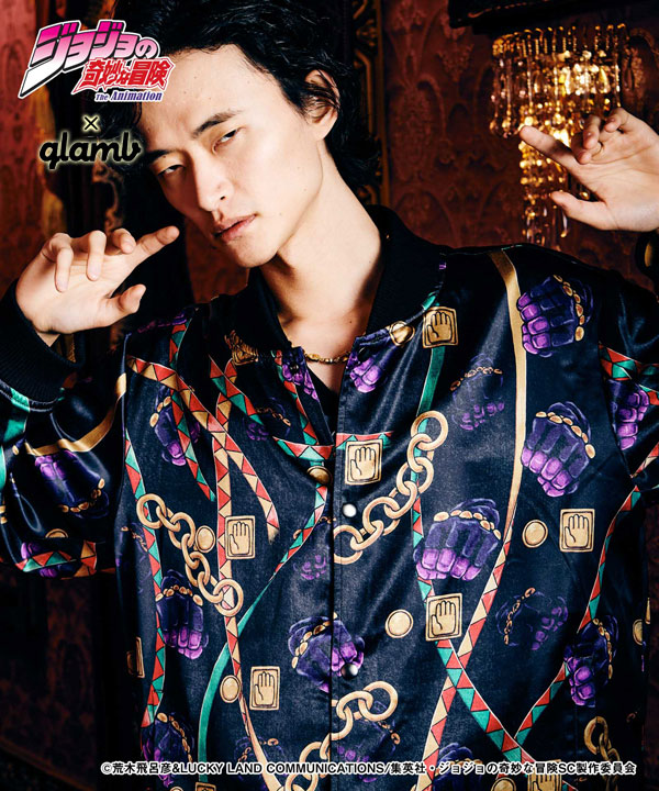 glamb×ジョジョの奇妙な冒険 3部 glamb グラム Jotaro Jacket メンズ ジャケット コラボ atfjkt