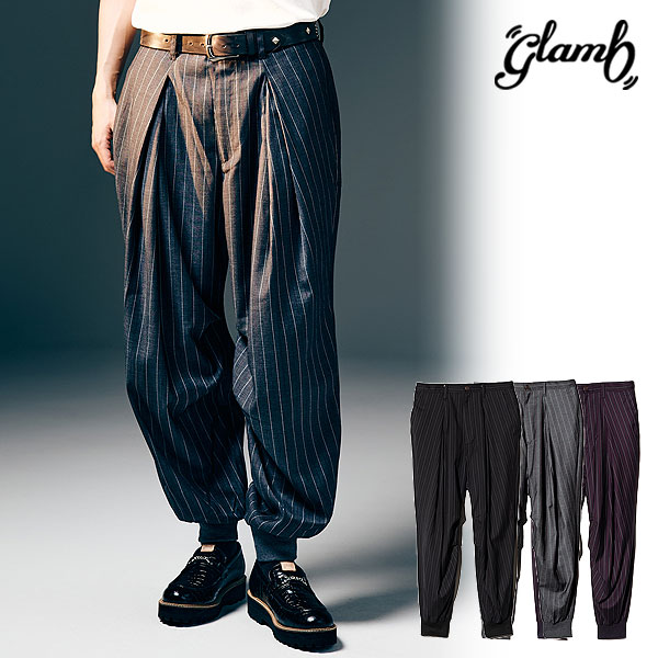 2025 冬 先行予約 11月下旬〜12月上旬入荷予定 glamb グラム Tuck in Tuck Pants パンツ 送料無料 キャンセル不可 atfpts
