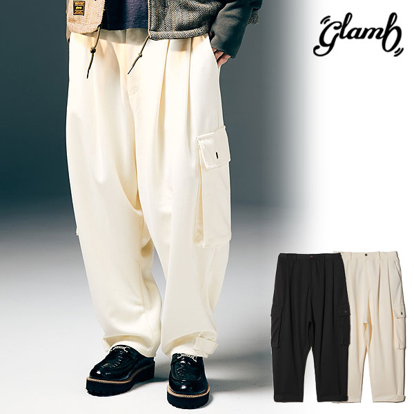 2025 冬 先行予約 11月下旬〜12月上旬入荷予定 glamb グラム Structure Tuck Cargo Pants パンツ 送料無料 キャンセル不可 atfpts