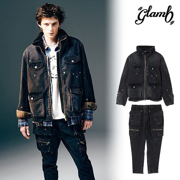2025 冬 先行予約 12月下旬〜1月上旬入荷予定 glamb グラム  Wash M-65 Set Up セットアップ 送料無料 キャンセル不可 atfset