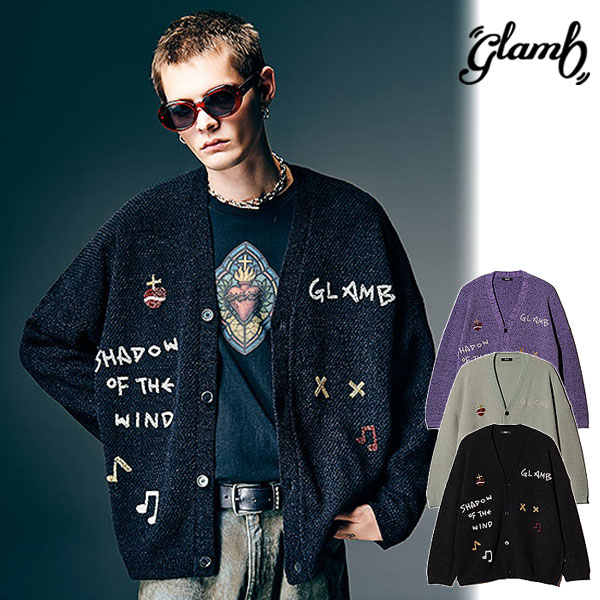 2026 春 先行予約 3月上旬〜中旬入荷予定 glamb グラム Hand Beaded Cardigan カーディガン 送料無料 キャンセル不可 atftps