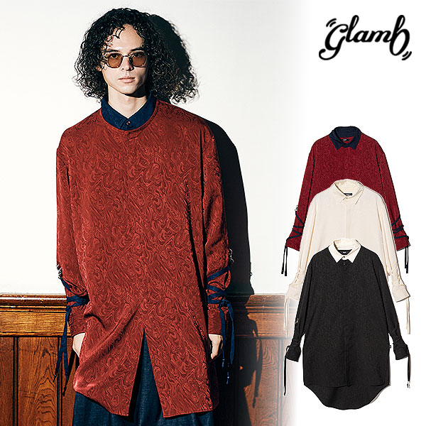 2026 春 先行予約 2月上旬〜中旬入荷予定 glamb グラム Blow Long Shirt シャツ ブロウロングシャツ 送料無料 キャンセル不可 atftps