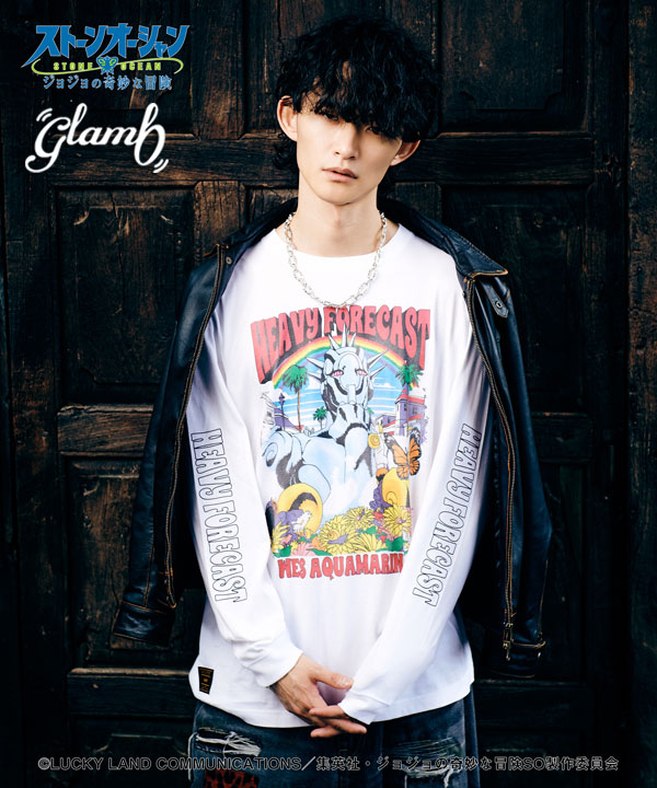 glamb×ジョジョの奇妙な冒険 ストーンオーシャン glamb グラム Weather・R Cutsew atftps