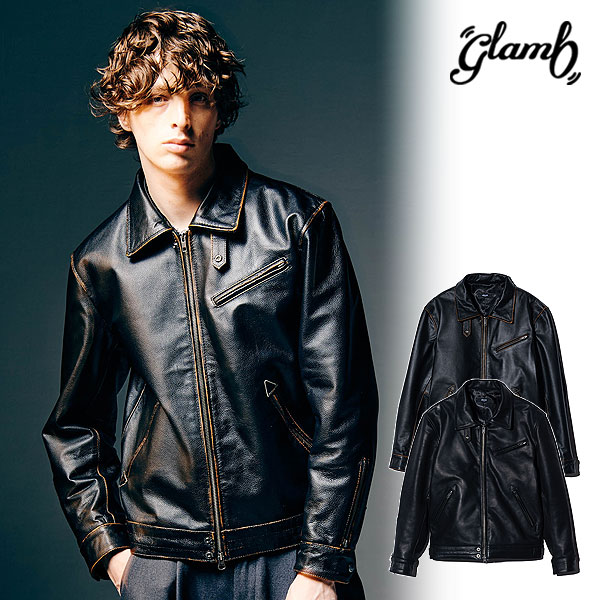2025 秋 先行予約 11月下旬〜12月上旬入荷予定 glamb グラム Hidden Valley Leather Jacket ジャケット キャンセル不可 atfjkt