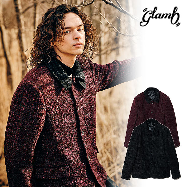 2025 秋 先行予約 9月下旬〜10月上旬入荷予定 glamb グラム Hidden Valley Tweed Jacket ジャケット キャンセル不可 atfjkt