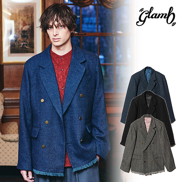 2025 秋 先行予約 10月下旬〜11月上旬入荷予定 glamb グラム Damage Tailored Jacket ジャケット キャンセル不可 atfjkt