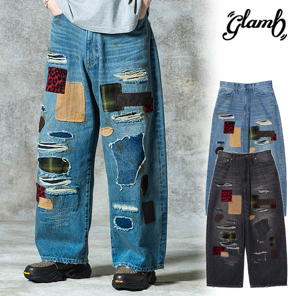 glamb グラム Mid Century Unplugged Denim パンツ 送料無料 atfpts