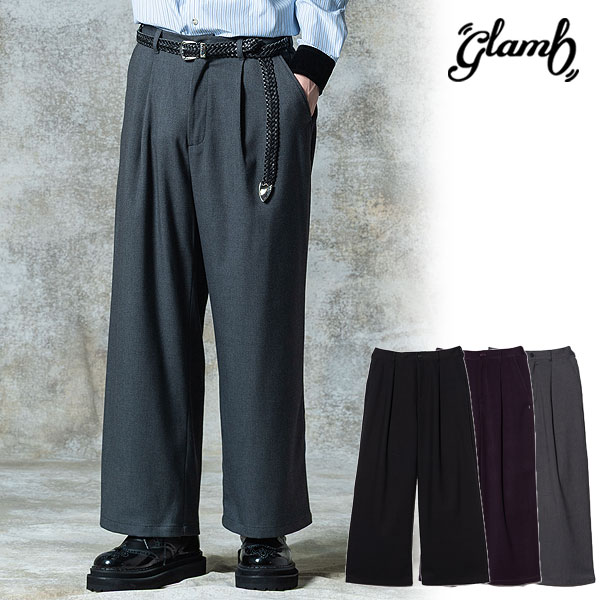 glamb グラム Grace Wide Slacks パンツ 送料無料 atfpts