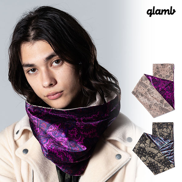 40％OFF SALE セール glamb グラム Paisley Velour Stole ストール 送料無料 atfacc