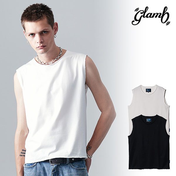 2025 冬 先行予約 11月下旬〜12月上旬入荷予定 glamb グラム Blue Noise Premium Grade Sleeveless T-Shirt キャンセル不可 atftps