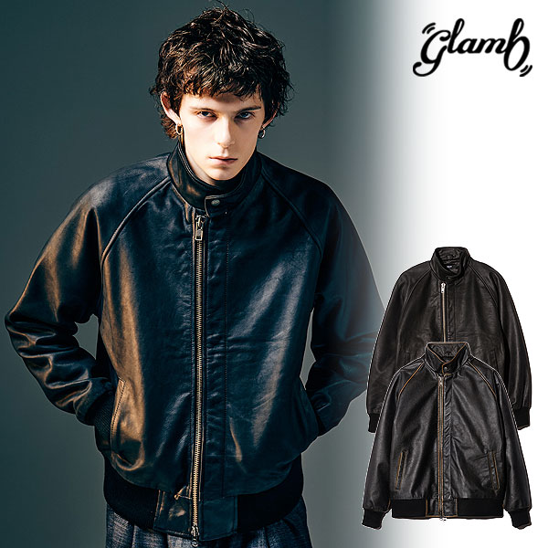 2025 冬 先行予約 12月下旬〜1月上旬入荷予定 glamb グラム Leather Bomber Jacket ジャケット 送料無料 キャンセル不可 atfjkt