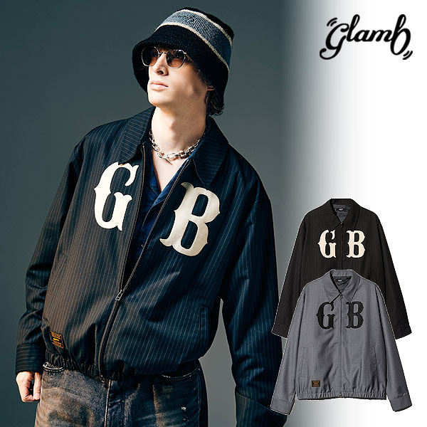 2025 冬 先行予約 10月下旬〜11月上旬入荷予定 glamb グラム Stripe Coach Jacket ジャケット 送料無料 キャンセル不可 atfjkt