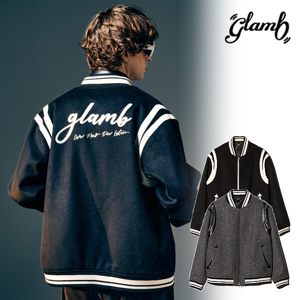 2025 冬 先行予約 10月下旬〜11月上旬入荷予定 glamb グラム Bowler Stadium Jumper ジャケット 送料無料 キャンセル不可 atfjkt