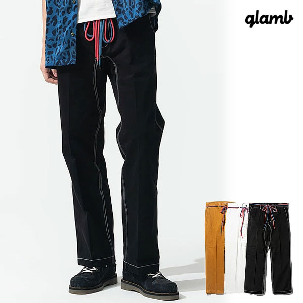 40％OFF SALE セール glamb グラム Center Crease Work Pants メンズ パンツ 送料無料 atfpts