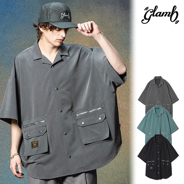 glamb グラム 4XL Suit Fabric Shirt ４エックスエルスーツファブリックシャツ atftps