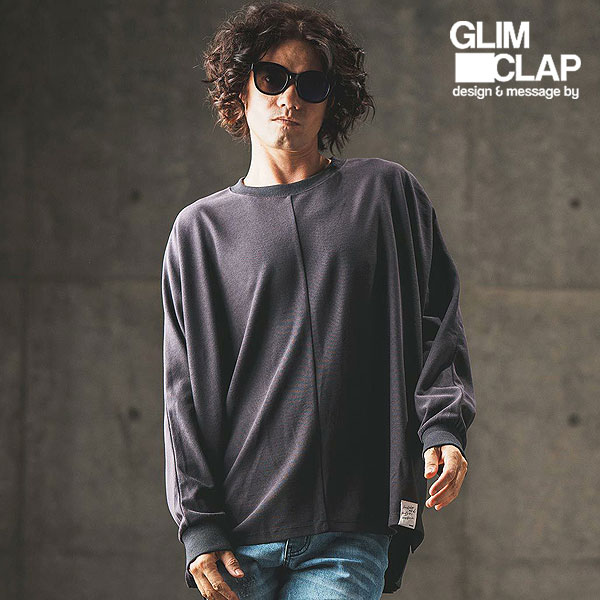 カットソー GLIMCLAP Light-pile Dolman sleeve & oversized pullover atftps