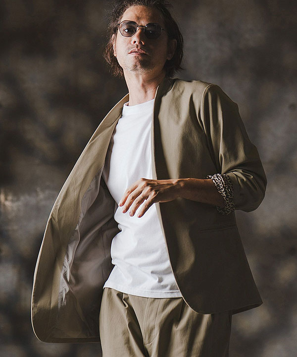 2025 秋冬 1st 先行予約 8月中旬〜下旬入荷予定 GLIMCLAP グリムクラップ Minimal Jacket -stretch chino cloth- キャンセル不可 atfjkt