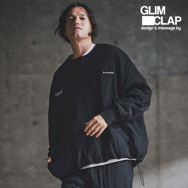 2025 秋冬 2nd 先行予約 12月下旬〜1月上旬入荷予定 GLIMCLAP グリムクラップ Wave Quilted Ripstop Pullover キャンセル不可 atfjkt