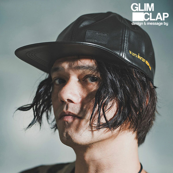 2025 秋冬 2nd 先行予約 10月中旬〜下旬入荷予定 GLIMCLAP グリムクラップ Synthetic Leather Flat Cap キャンセル不可 atfcap