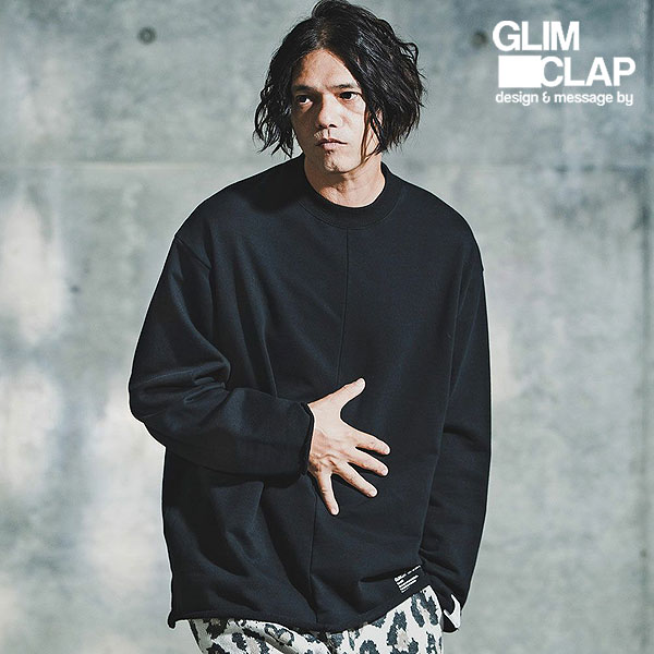 2025 秋冬 2nd 先行予約 11月上旬〜中旬入荷予定 GLIMCLAP グリムクラップ Edge Fade Crewneck Sweatshirt キャンセル不可 atftps