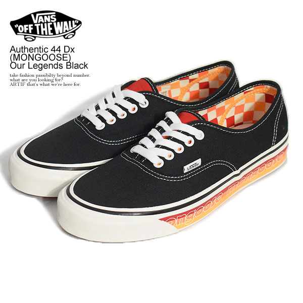 VANS バンズ Authentic 44 Dx (MON) Our Legends Black メンズ スニーカー オーセンティック 送料無料 ストリート atfacc