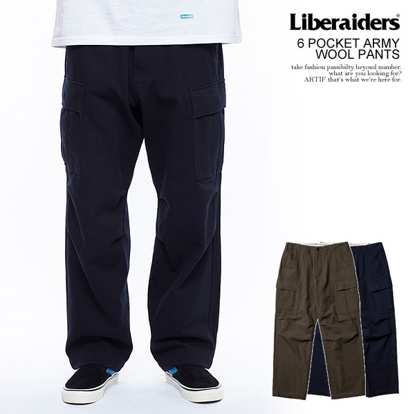 30％OFF SALE セール Liberaiders リベレイダース 6 POCKET ARMY WOOL PANTS メンズ パンツ アーミー BDUパンツ atfpts