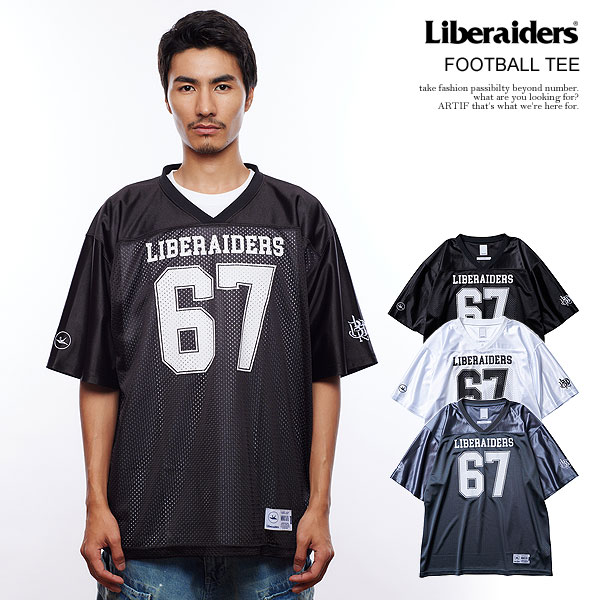 20％OFF SALE セール Liberaiders リベレイダース LIBERAIDERS FOOTBALL TEE メンズ Tシャツ 半袖 フットボールTシャツ atftps