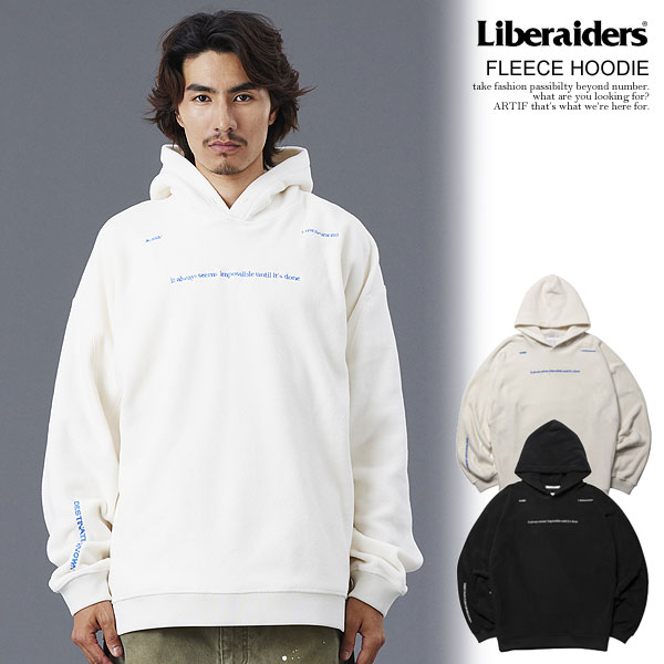 Liberaiders リベレイダース FLEECE HOODIE メンズ パーカー プルオーバー フリース 送料無料 ストリート atftps