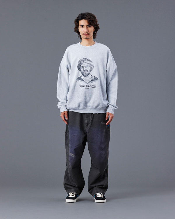 Liberaiders リベレイダース PORTRAIT CREWNECK メンズ スウェット