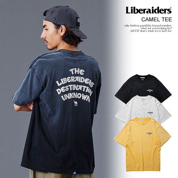 Liberaiders リベレイダース CAMEL TEE メンズ Tシャツ 半袖 フェード加工 ストリート atftps