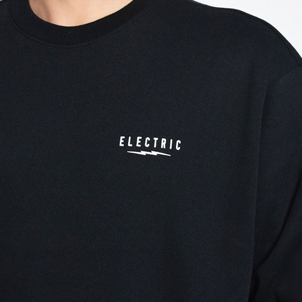 ELECTRIC エレクトリック UNDERVOLT CREW -BLACK- メンズ スウェット トレーナー 裏起毛 アウトドア レジャー 送料無料 atftps